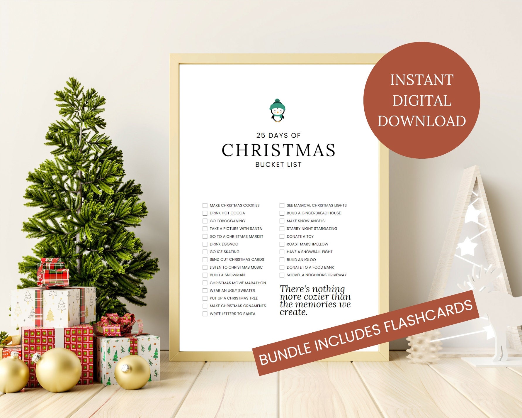 Christmas Bucket List Printable, Christmas Activity Checklist, Date ...