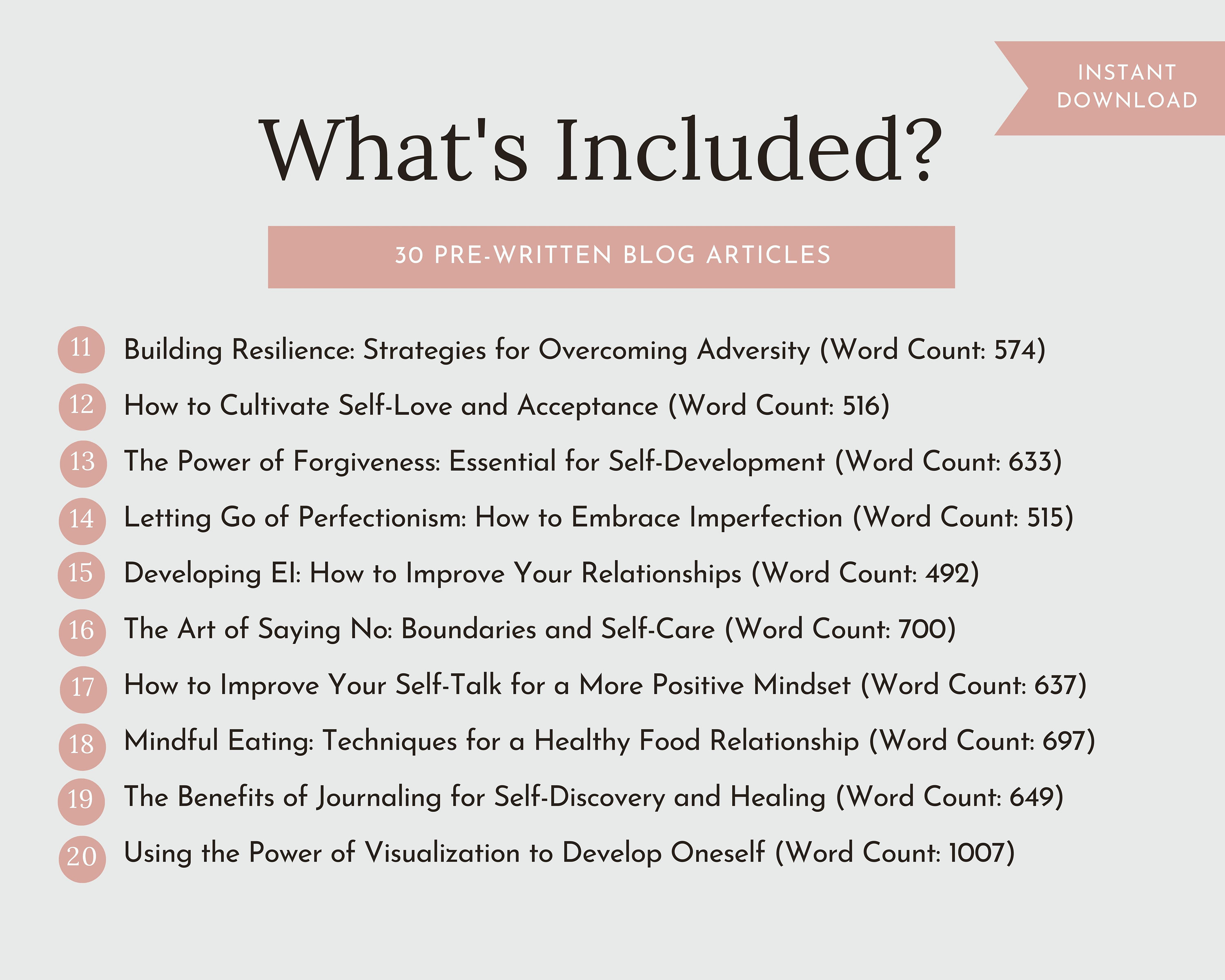 30 Done-for-you Self Care Blog Posts, Self-nurturing Blog Articles ...