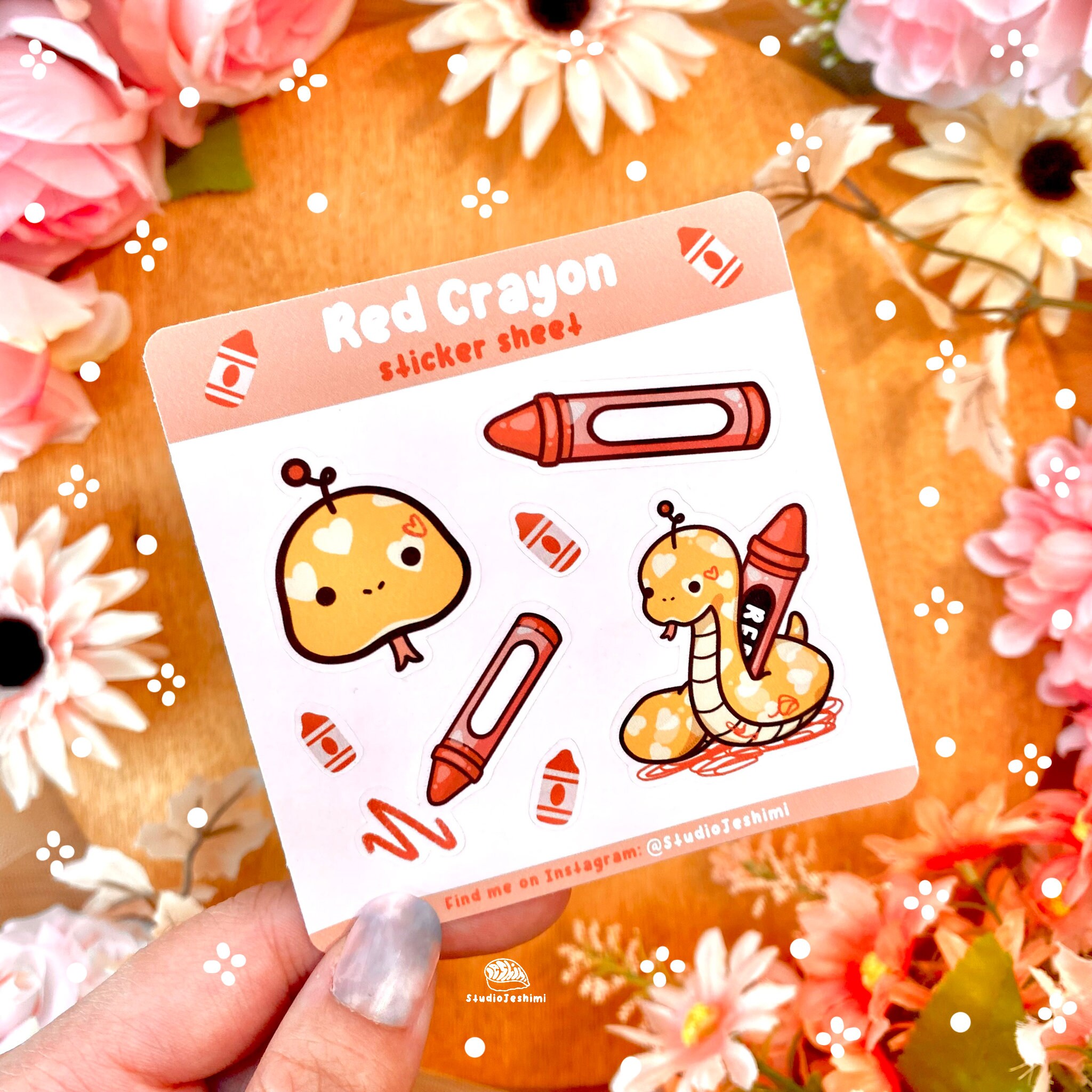 Crayon Buddies Sticker Sheets Mini Matte Sticker Sheets - Etsy