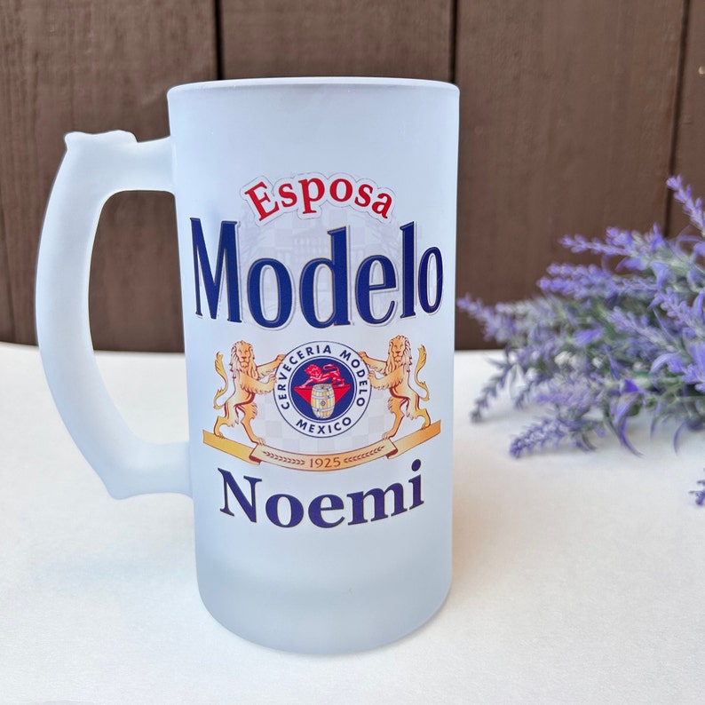 Modelo Beer Mug, Modelo Cerveza, Personalized, Custom, Personalizado ...