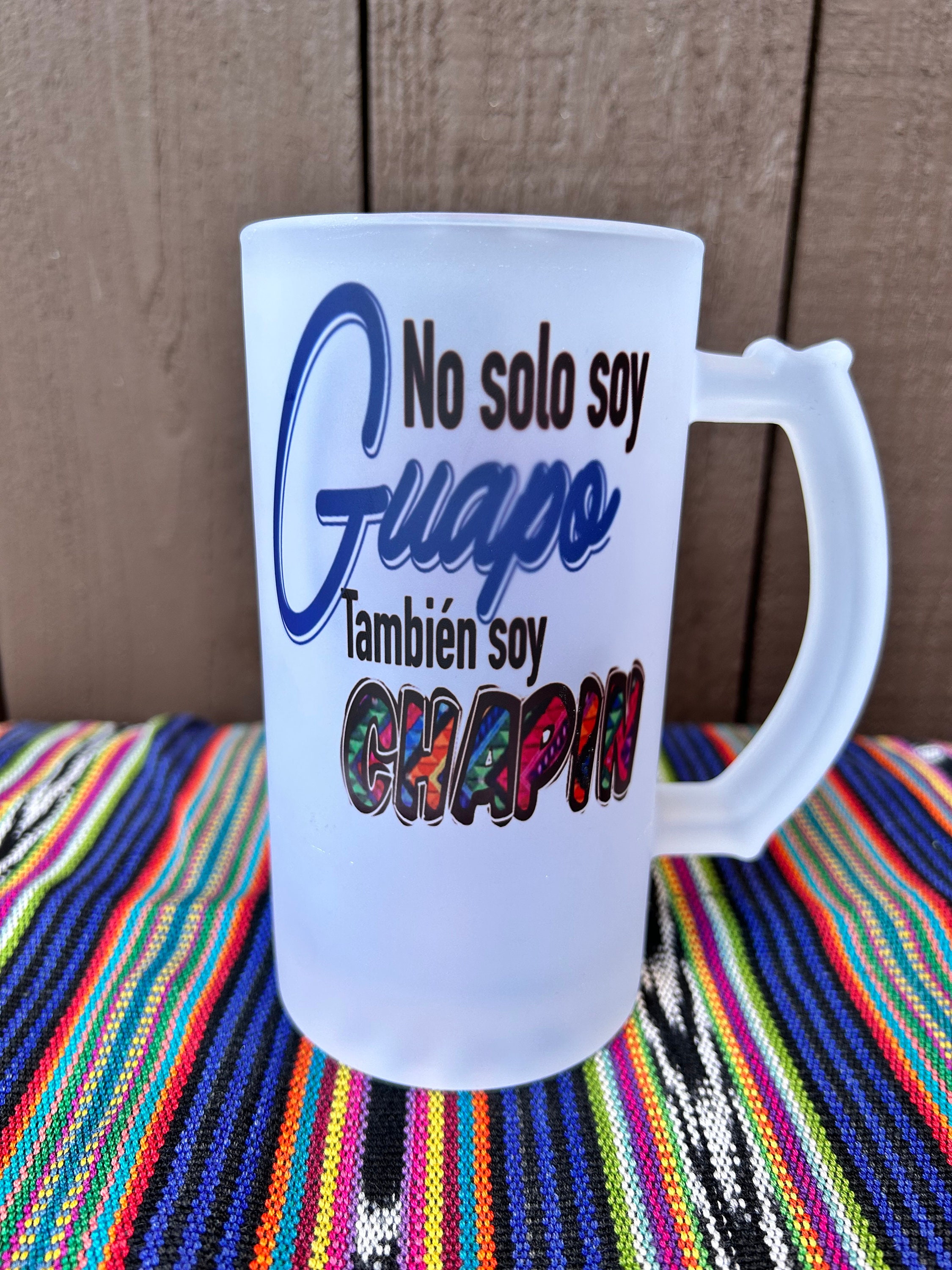 Frosted Beer Mug, Gallo Cerveza, Chapin. Guatemala, Guatemalteco ...