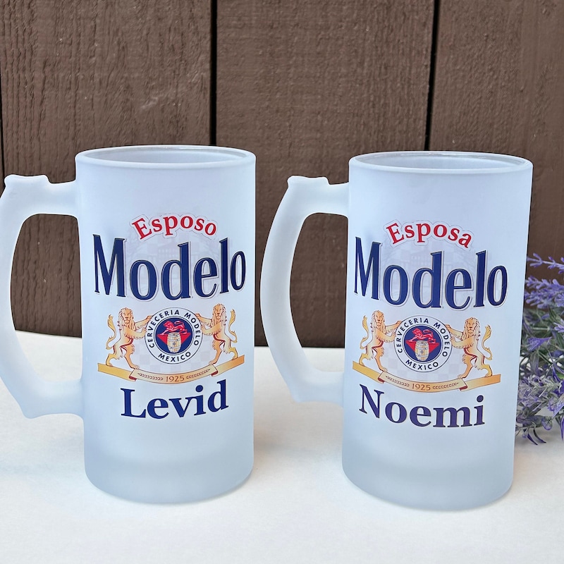 Custom Beer Mug Spanish - Etsy