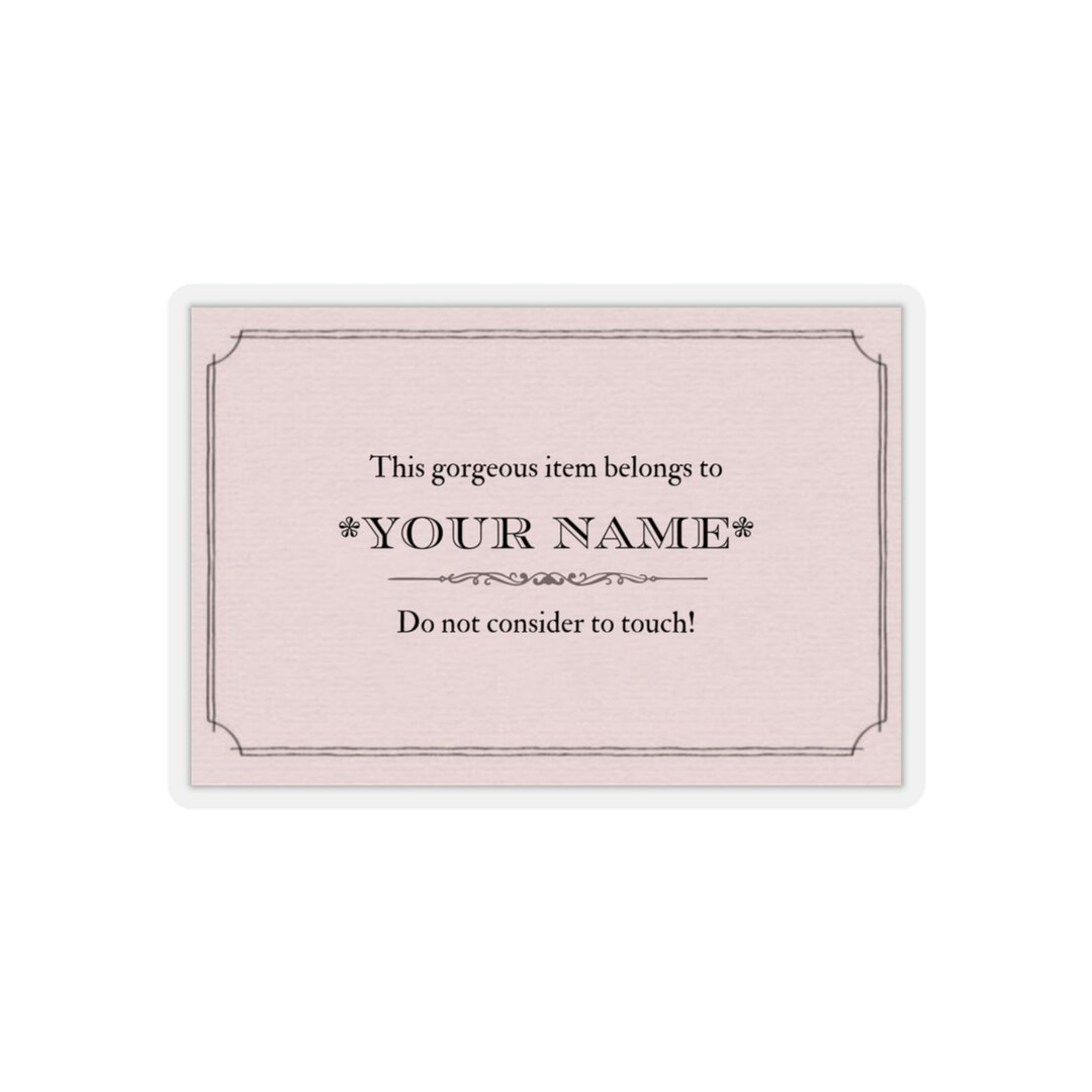 Coquette Decor Coquette Customized Sticker Perfect Gift - Etsy