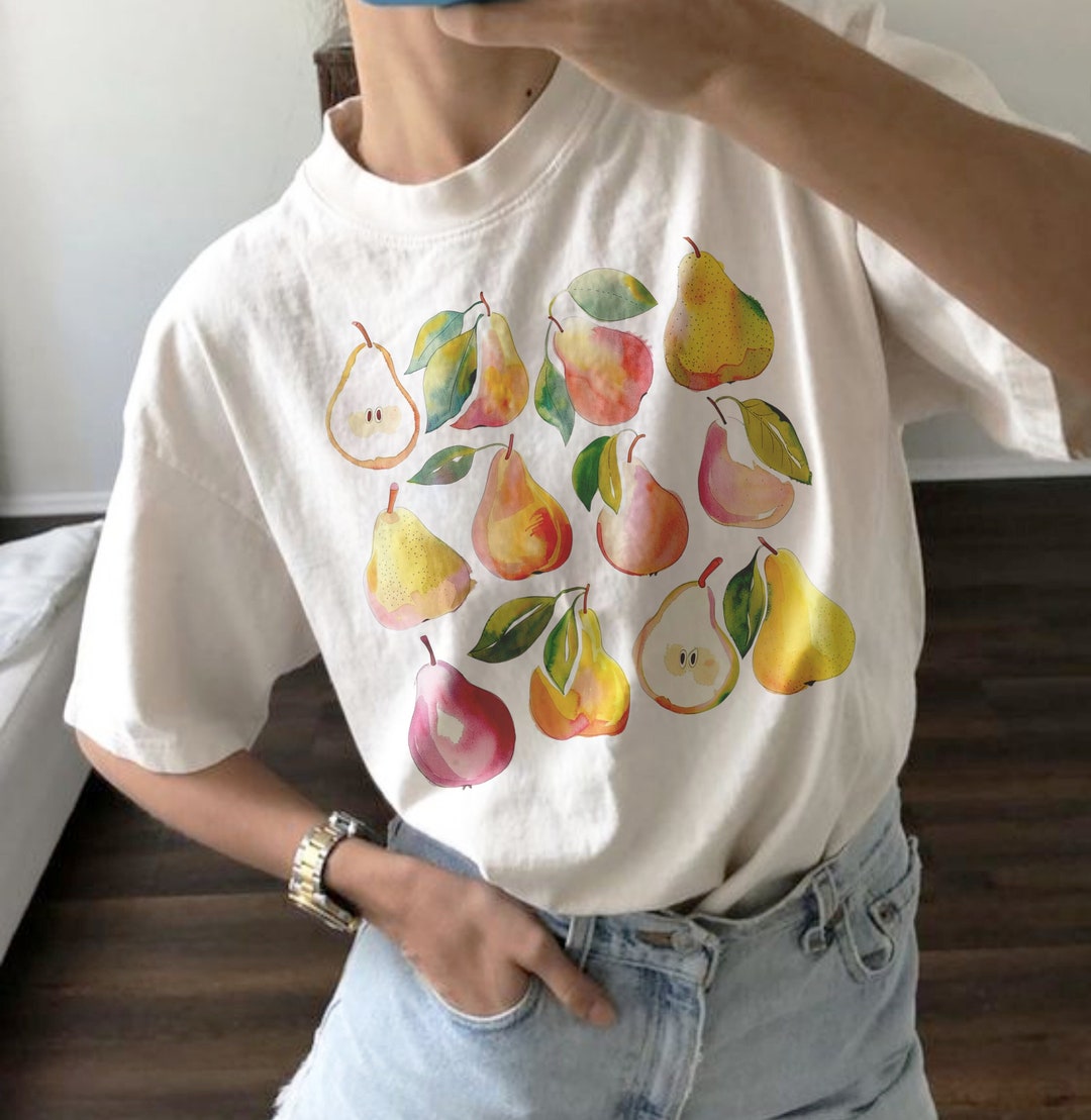 Pear Graphic Shirt Fruit T-shirt Comfort Colors Graphic Tee Fruit T ...