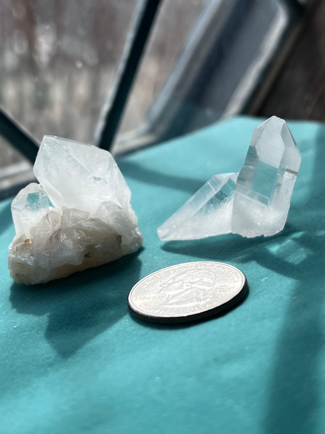 Clear Quartz Clusters, Crystal Points, Raw Quartz Crystal Cluster, Healing Crystals, Small ...