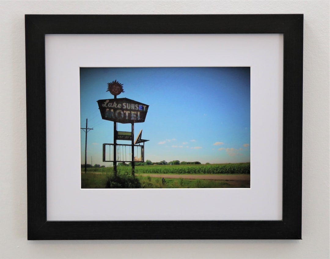 Framed Vintage Roadside Sign Art Photo Original Roadside - Etsy