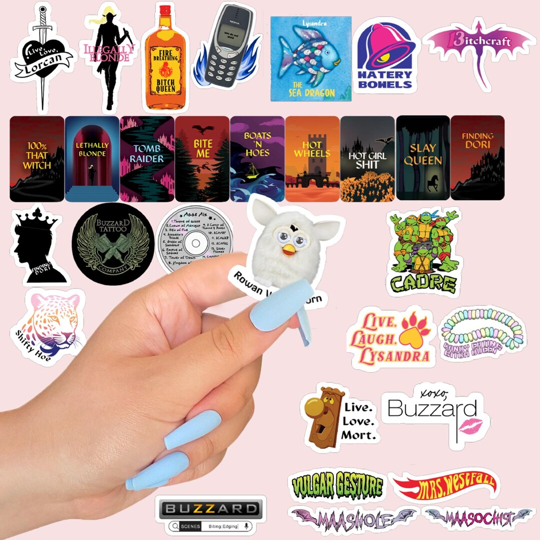 Lethally Blonde FULL Mini TOG Sticker Set - Etsy