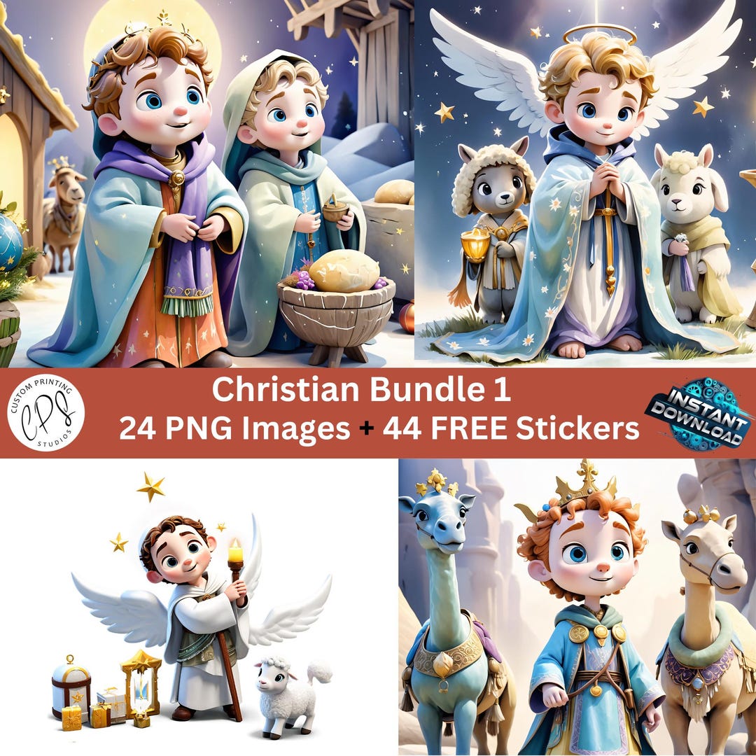 Christian Clipart, Angel Wings, Christian Instant Download, Religious ...