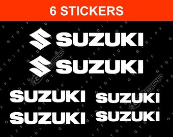 Suzuki White Stickers - Etsy