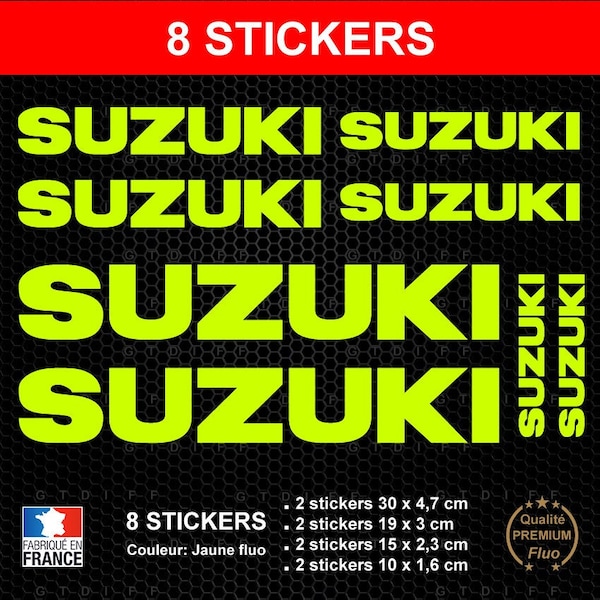 Suzuki Vinyl Stickers - Etsy