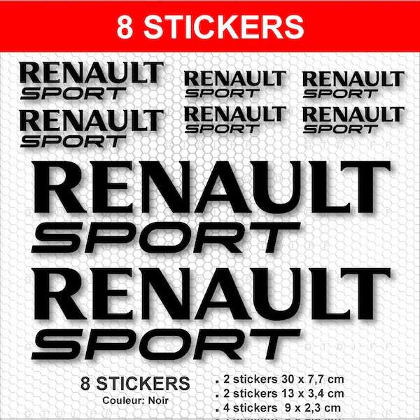 Black Megane Rs Stickers - Etsy