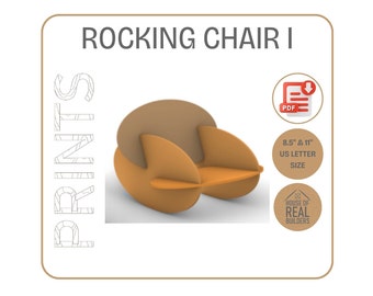 DIY Rocking Chair Plans for Beginner Woodworkers - Etsy