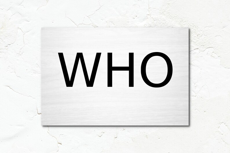 WHO Word Digital Download File ONLY - Etsy