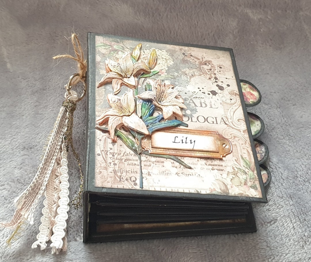 Mini Album Using Graphics 45 ATC Tag & Pocket Album, Ideal Stand Alone ...