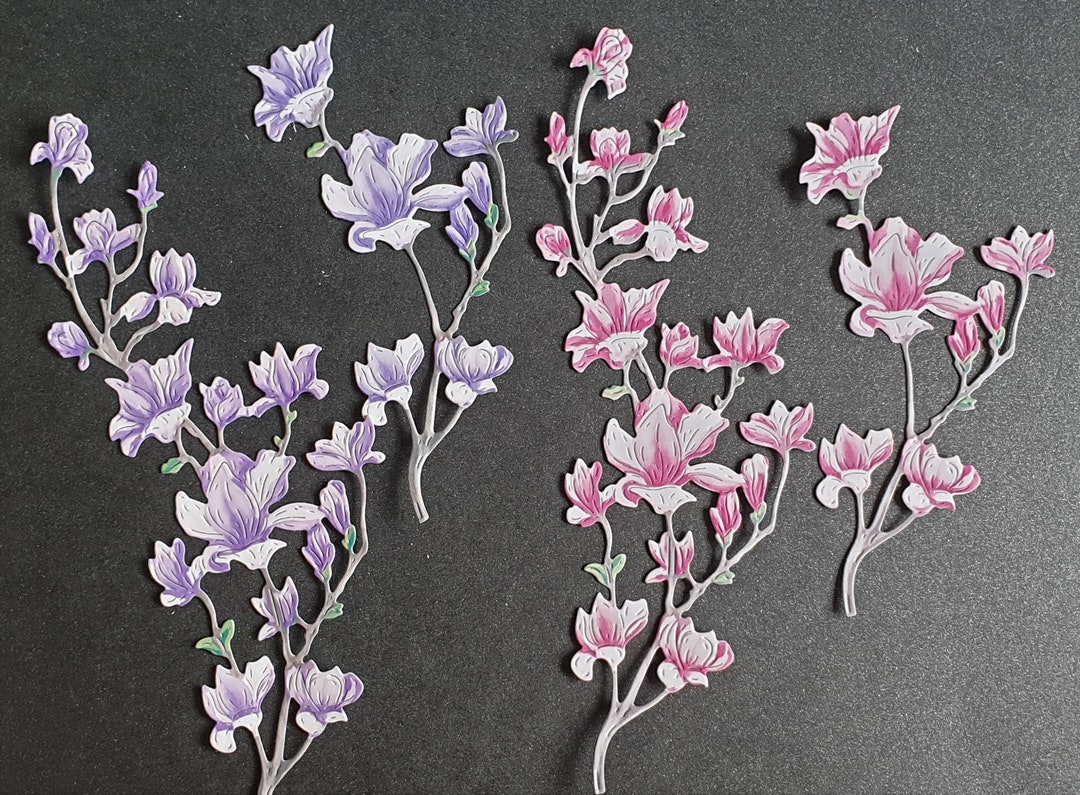 CLIMBING MAGNOLIA by Carnation Crafts Printed Die Cuts - Etsy