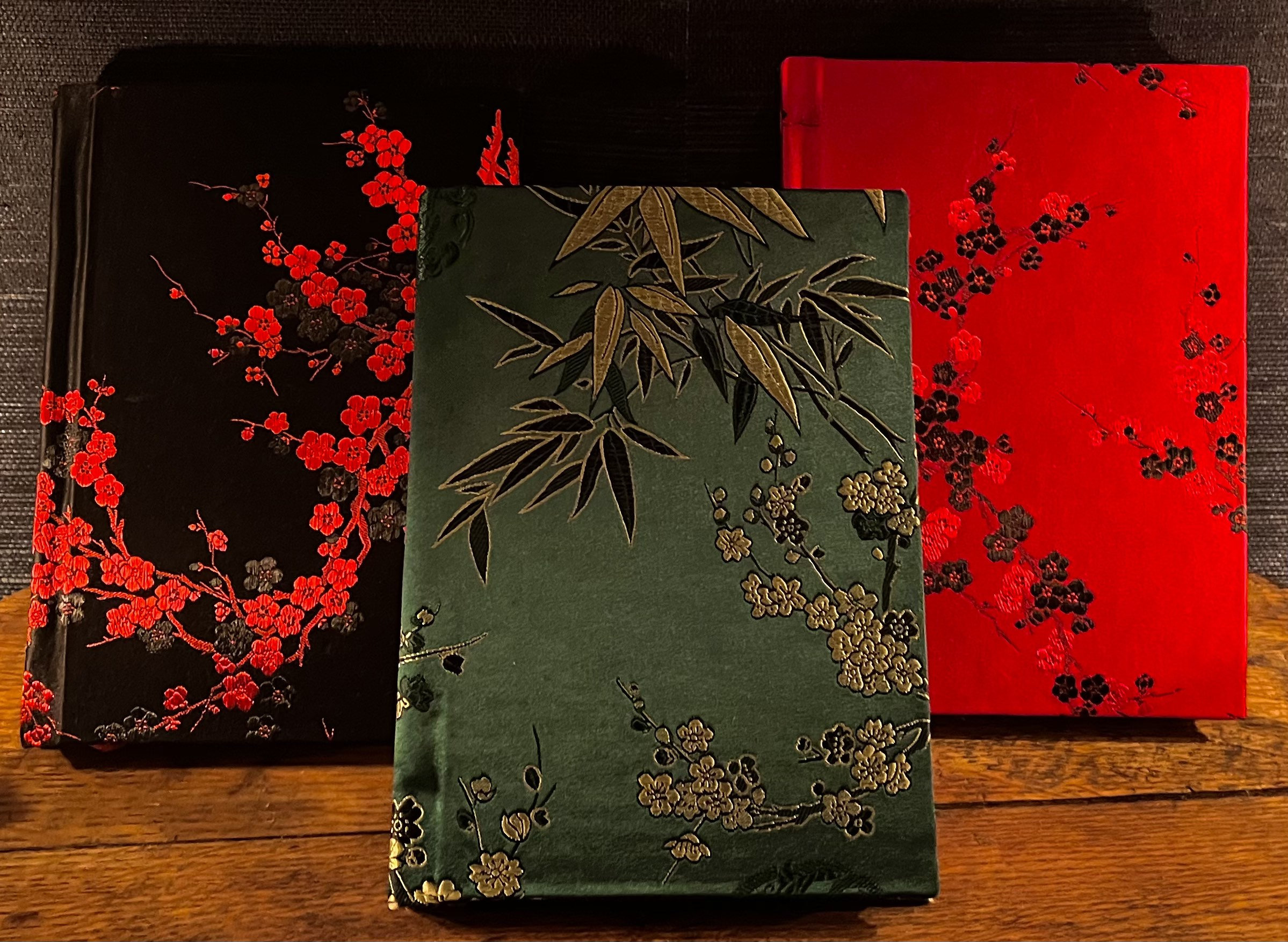 Custom Books Bound in Silk Brocade - Etsy
