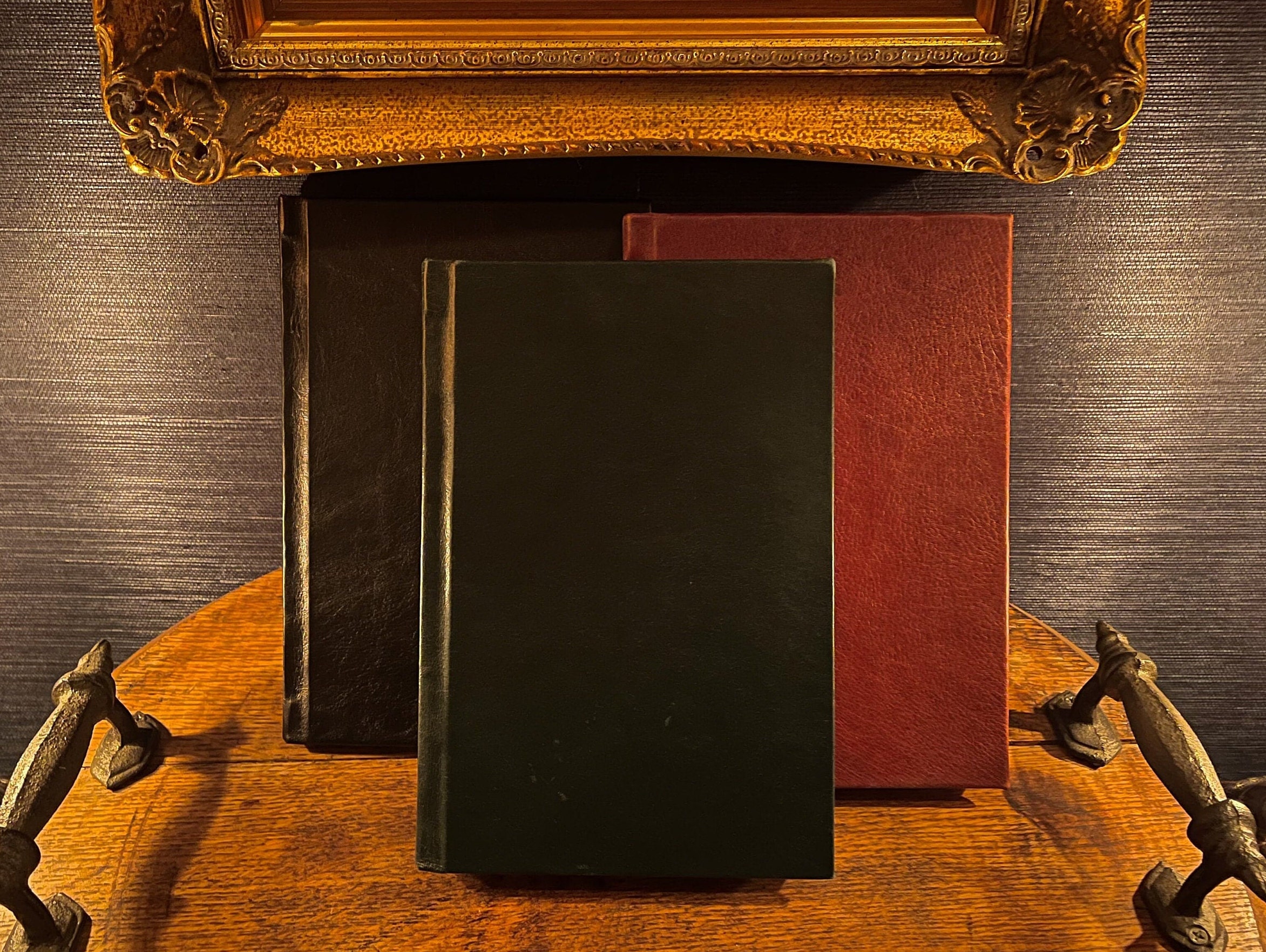Custom Leather Bound Books - Etsy