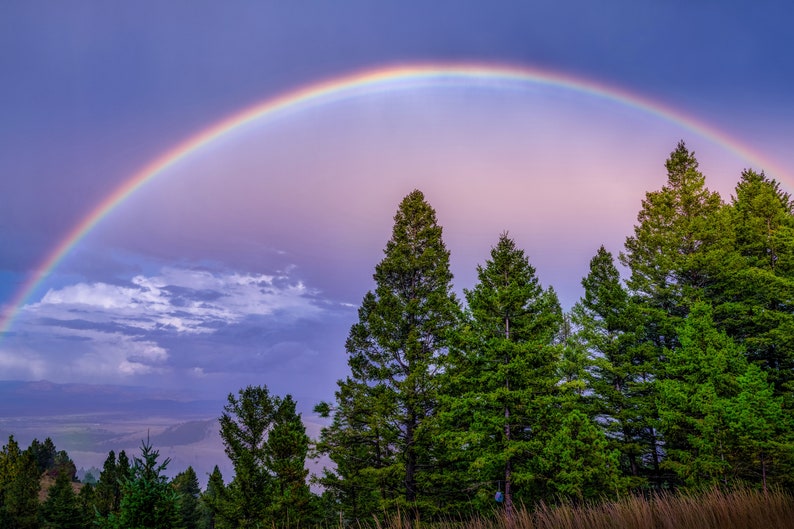 Rainbow Large Canvas or Acrylic Wall Picture for Home or Office ...