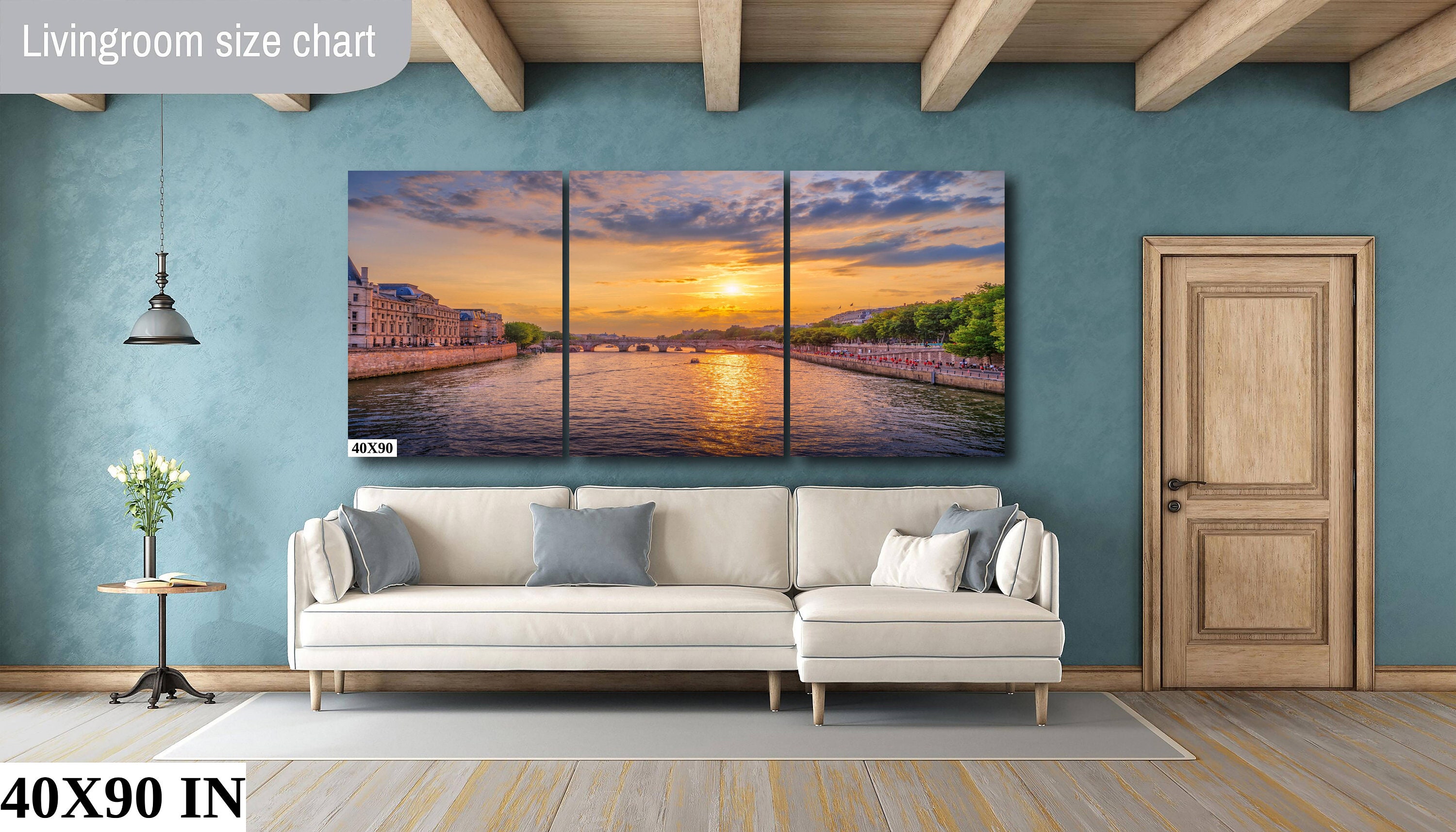 The Seine and Its Bridges Large Wall Photograph Art. Paris Photograph ...