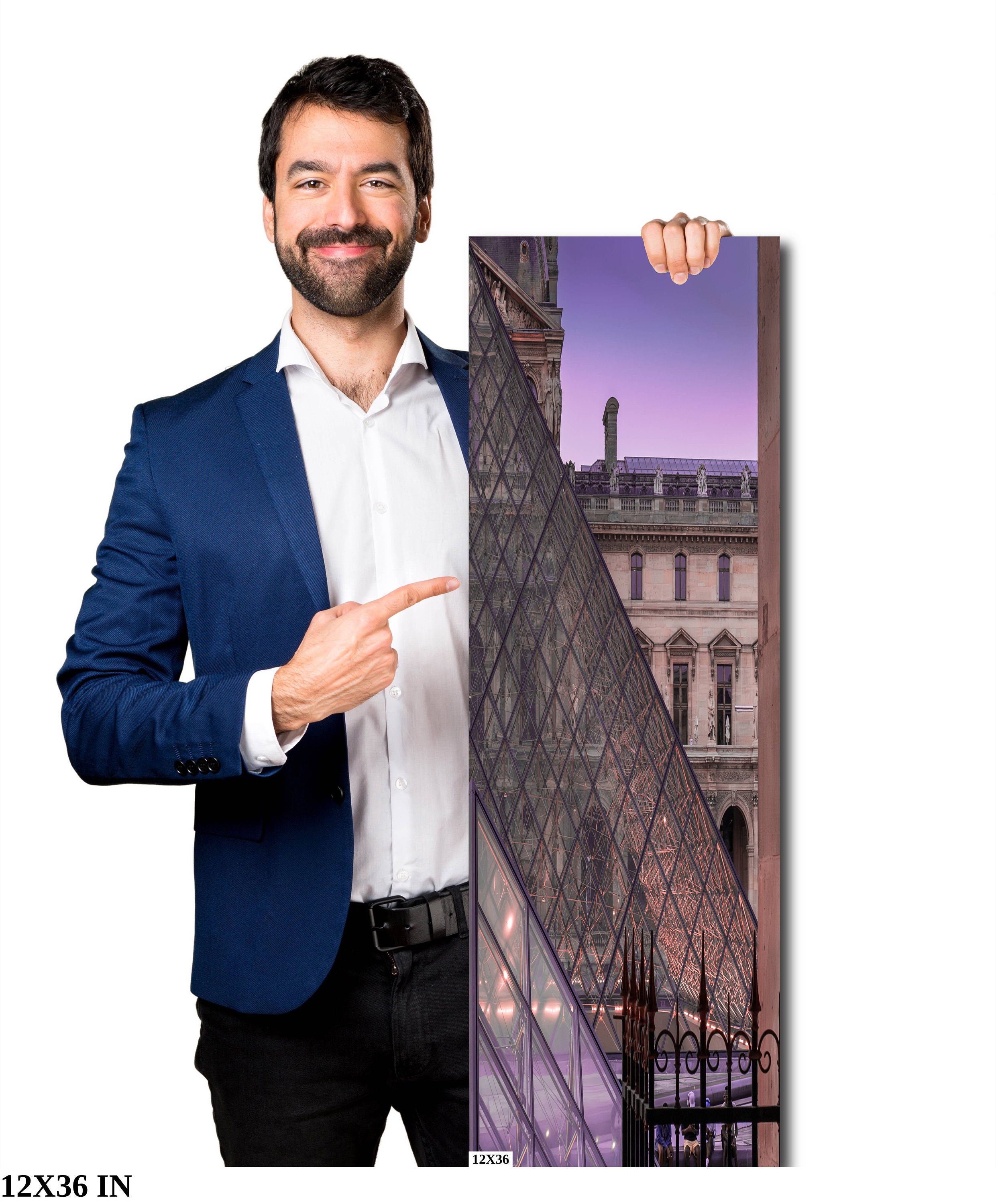 Louvre Paris French Iconic Architecture Wall Canvas Room - Etsy