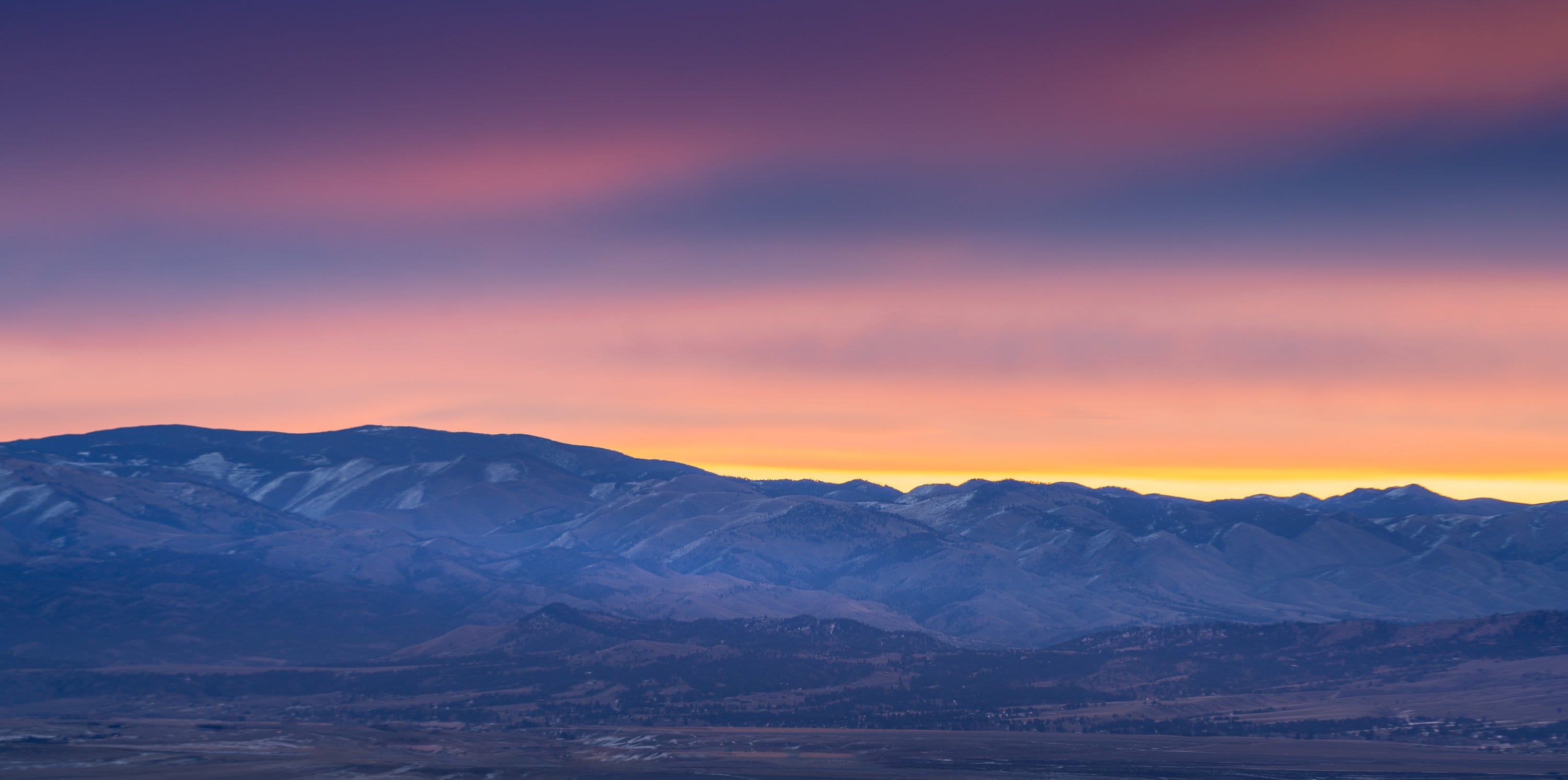Colors of a Western Sunrise Large Wall Art print/canvas/acrylic/metal ...