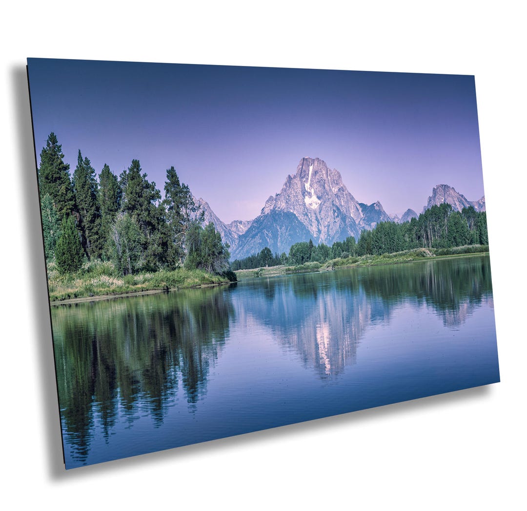 Oxbow Bend Teton Peaceful Landscape Photo-print/canvas/acrylic/metal ...