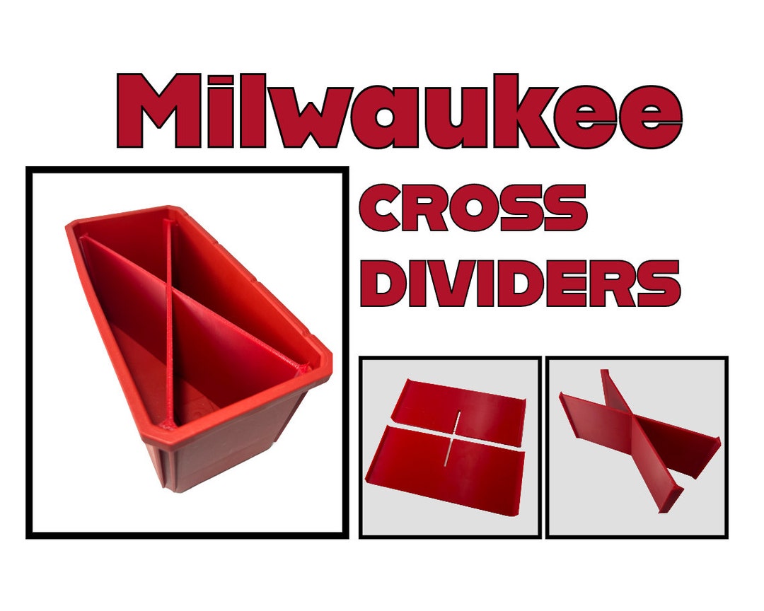 Milwaukee Packout Organiser CROSS Dividers for LONG Tubs Bins - Etsy