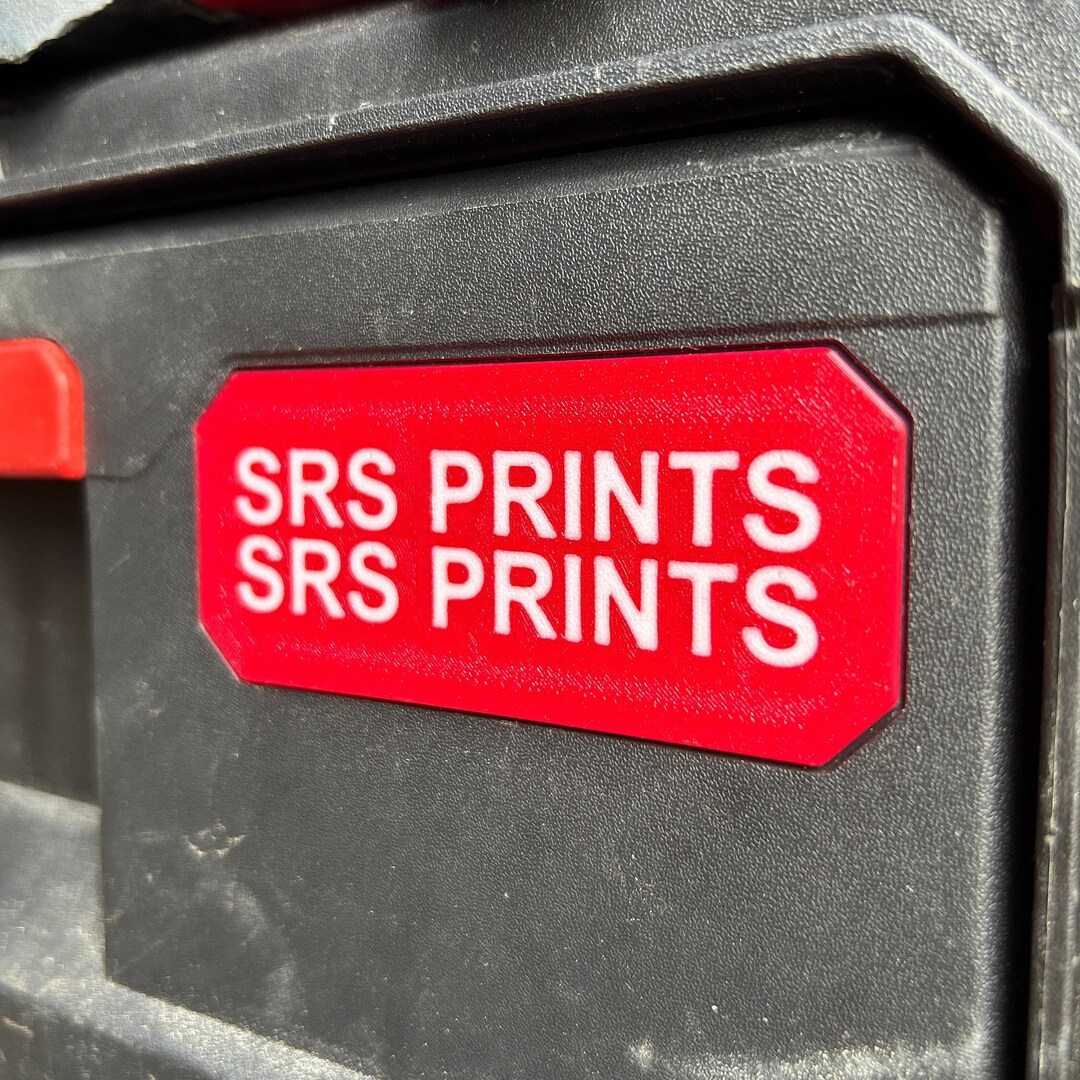 Milwaukee Packout Drawer 2&3 Custom Text Plack Badge Labels TWO LINE ...