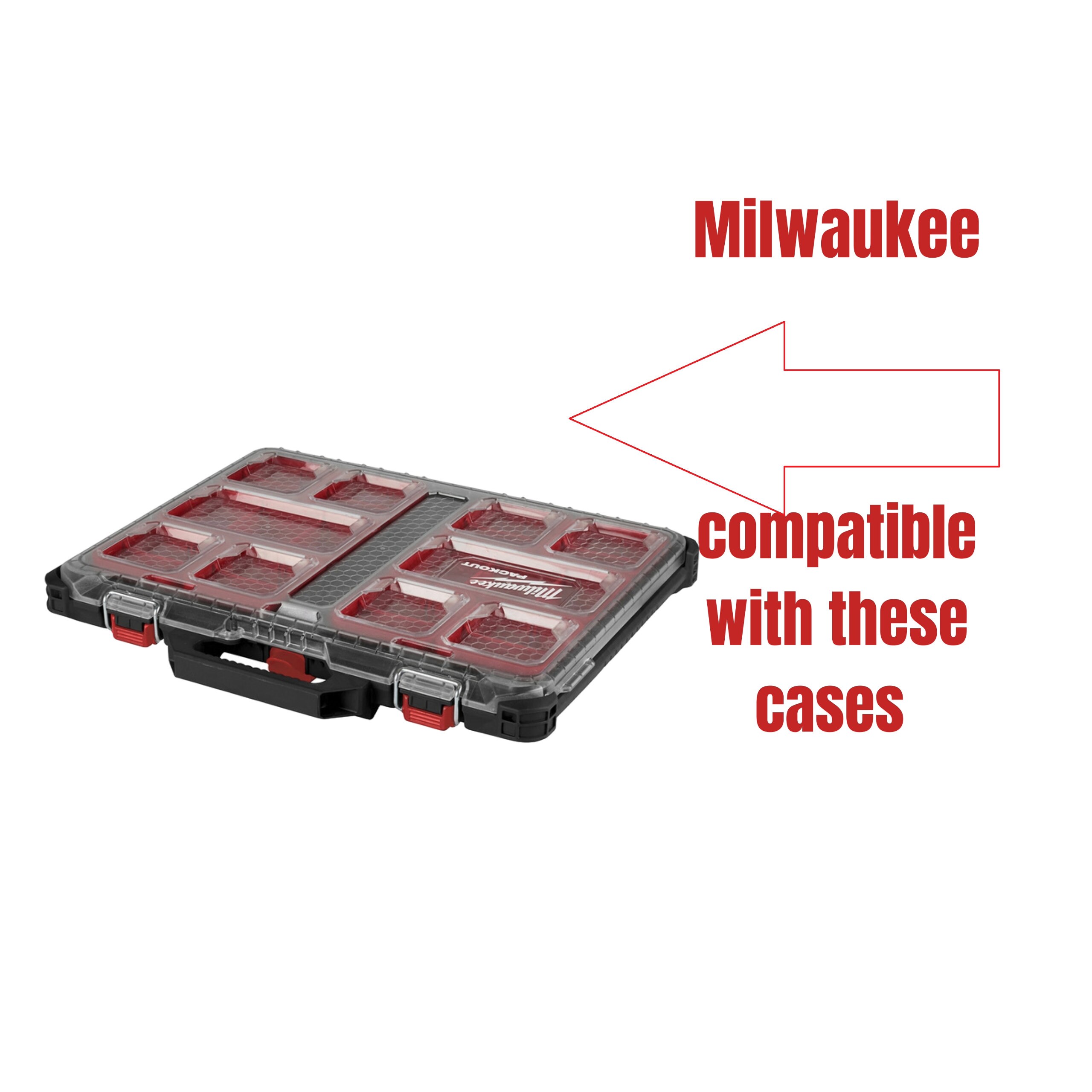 SLIM Organiser Custom Tray Labels for Milwaukee Packout Personalise ...