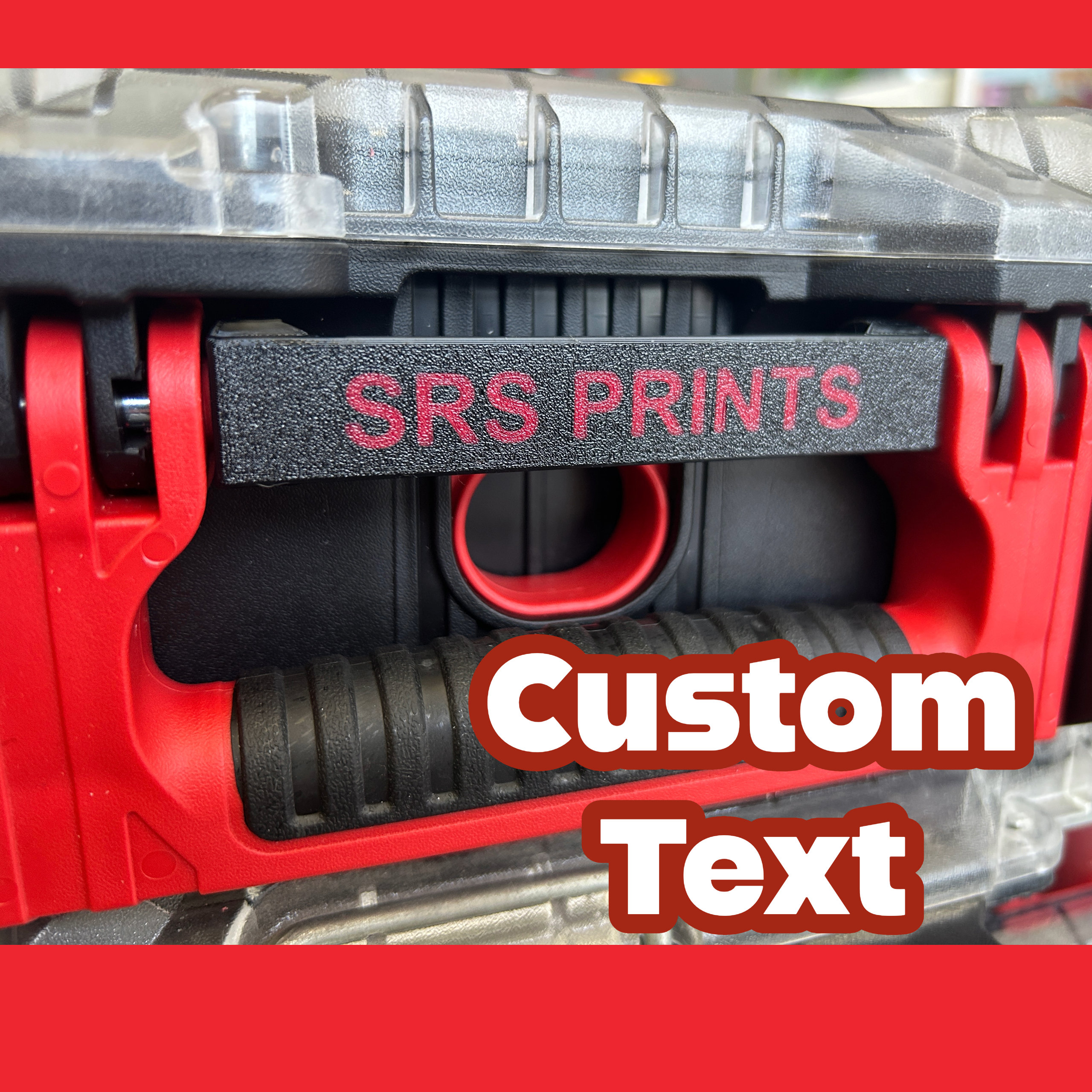 Organiser Custom Tray Labels for Milwaukee Packout Personalise Text - Etsy