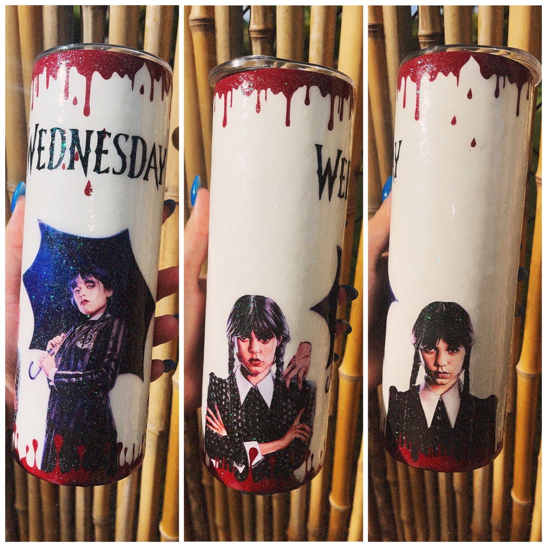 Wednesday Addams Tumbler, Wednesday Addams Cup, Nevermore Academy ...