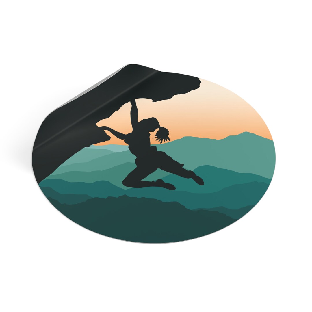 Bouldering Sticker, Rock Climbing Sticker, Gifts for Rock Climbers ...