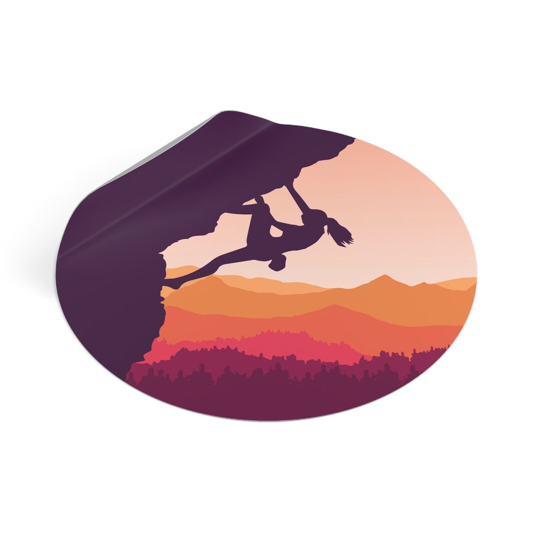 Rock Climbing Stickers, Women Bouldering Stickers, Gifts for Rock ...