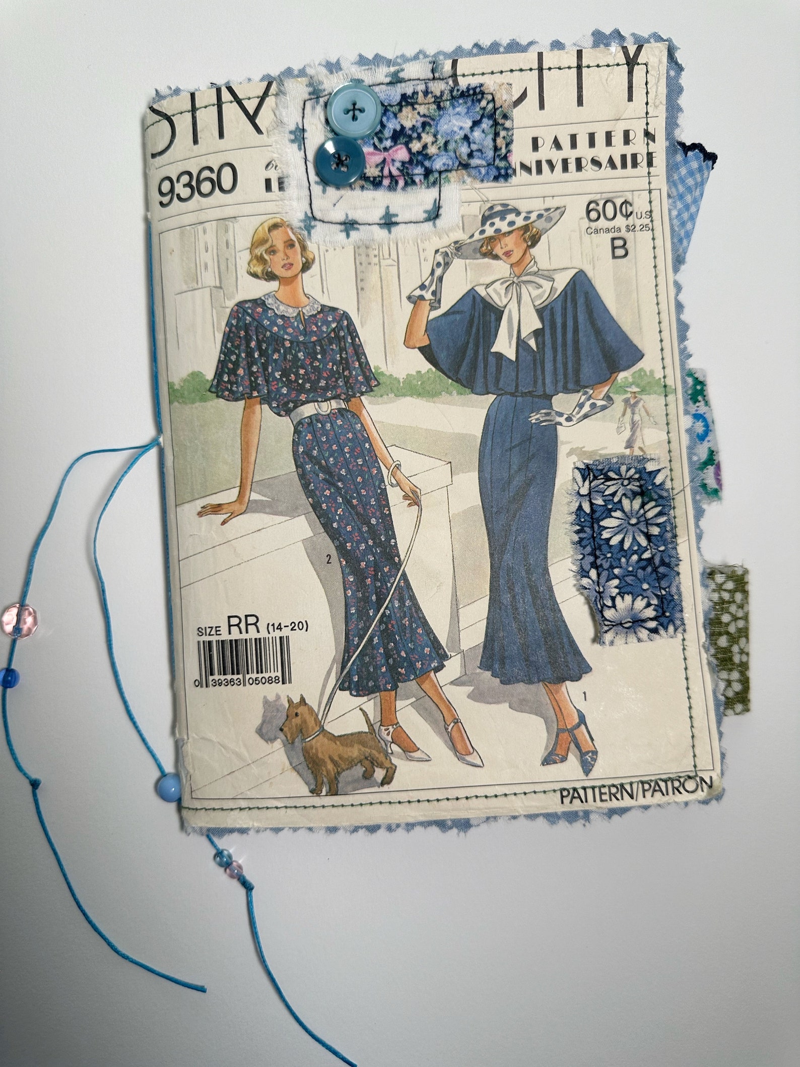 Sewing Pattern Journal | Soft Cover Journal | Vintage Sewing Pattern ...