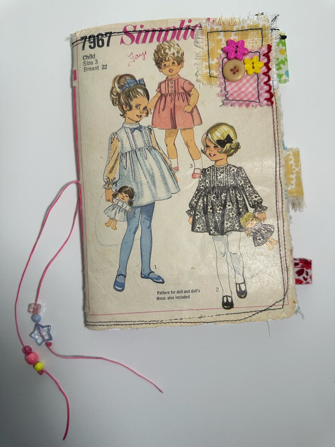 Sewing Pattern Journal | Soft Cover Journal | Vintage Sewing Pattern ...