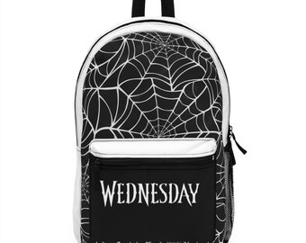 Wednesday Nevermore Backpack - Etsy