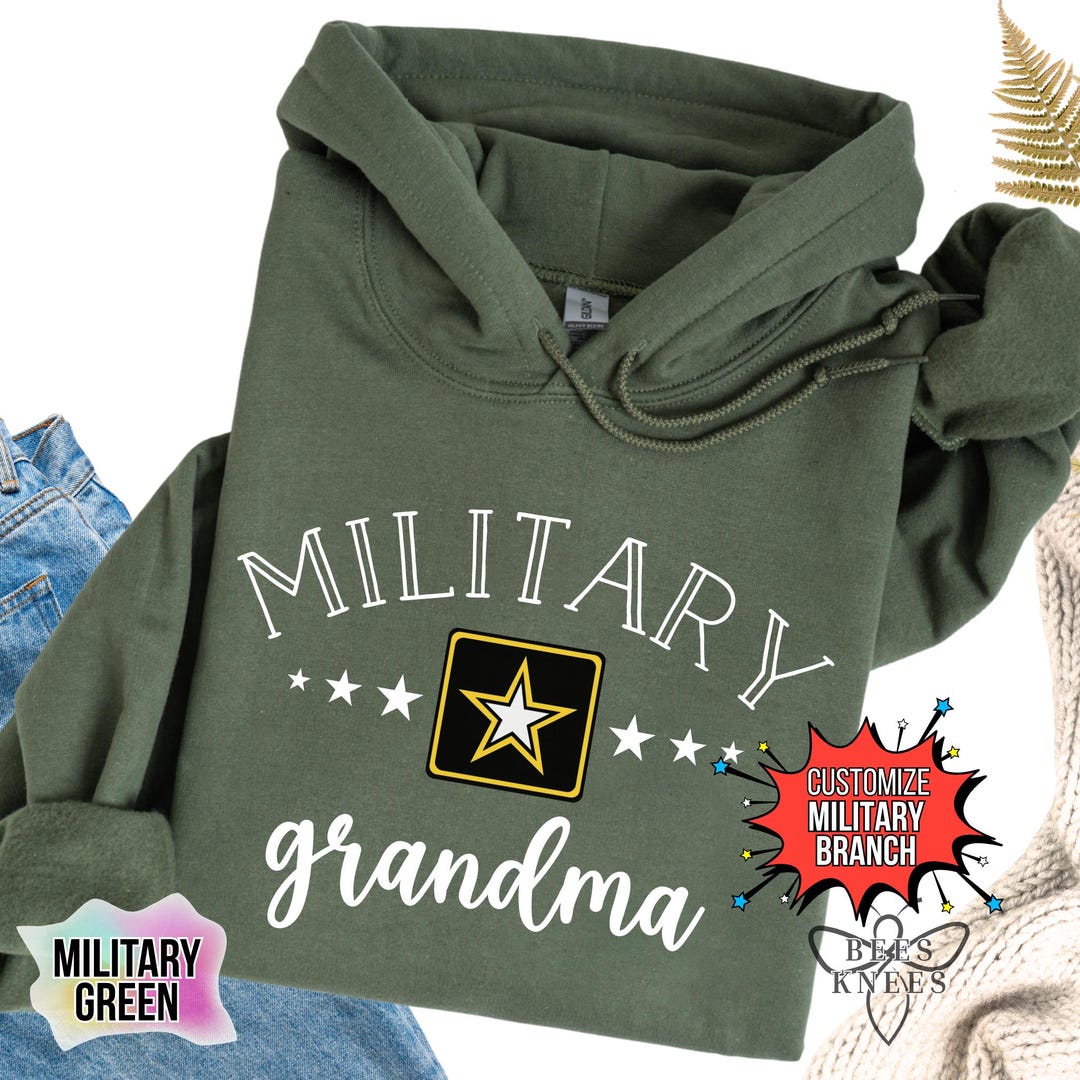 Military Grandma Hoodie, Love My Hero, Deployment Homecoming, Proud ...