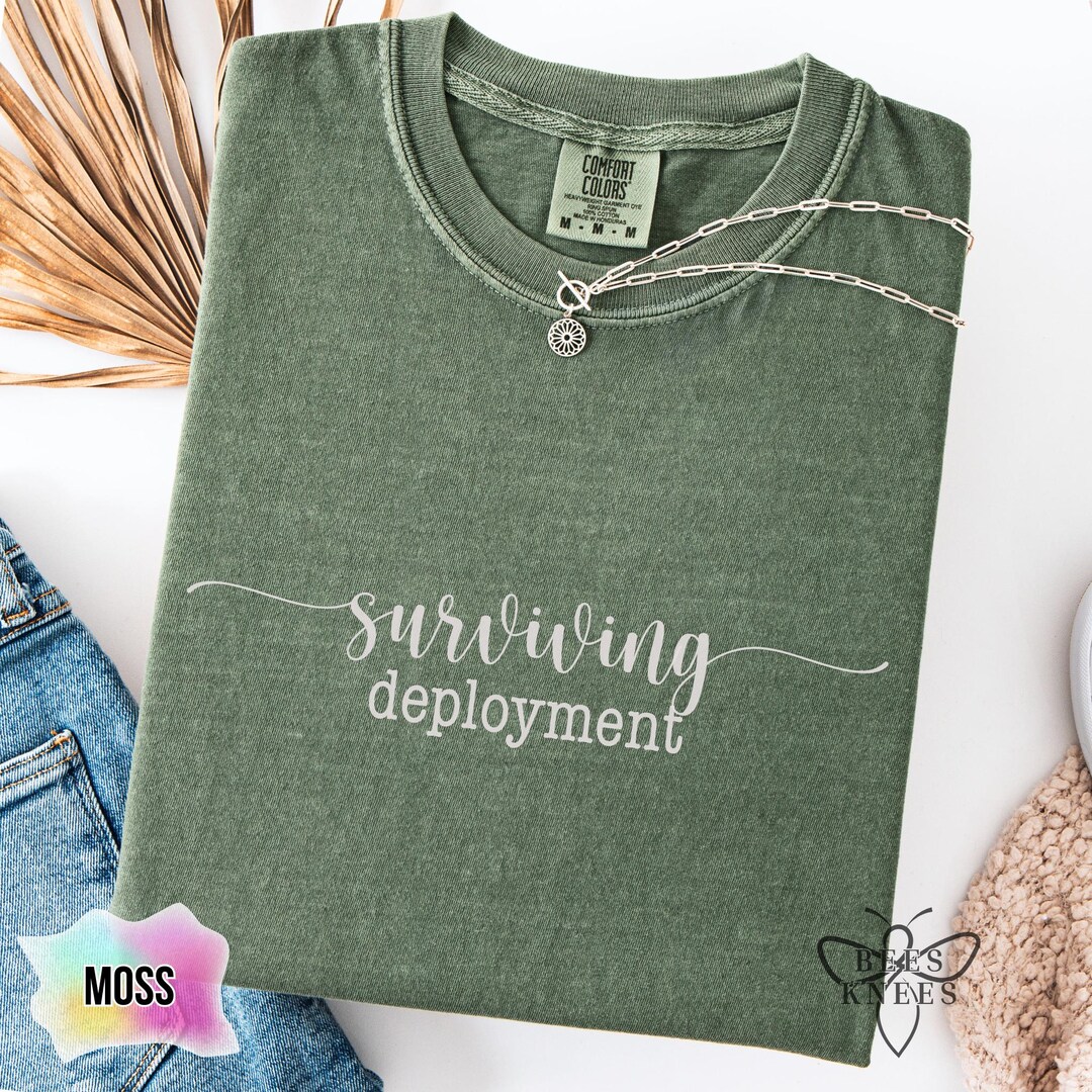 Surviving Deployment T-shirt Military Wife Tee Army Wife Shirt Soldier ...