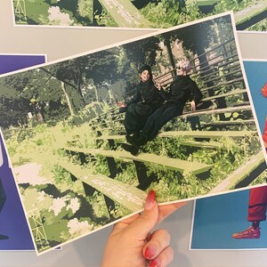 Satosugu gojo Geto School Days Print - Etsy Canada