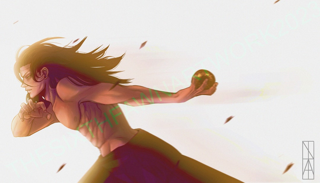 Cursed Energy Geto Print JJK - Etsy