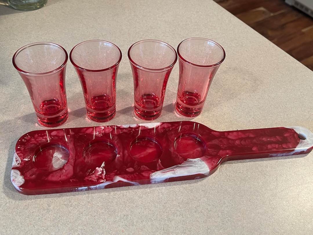 Custom Shot Glass Paddle, Shot Glass Holder, Gift for Anyone, Party ...
