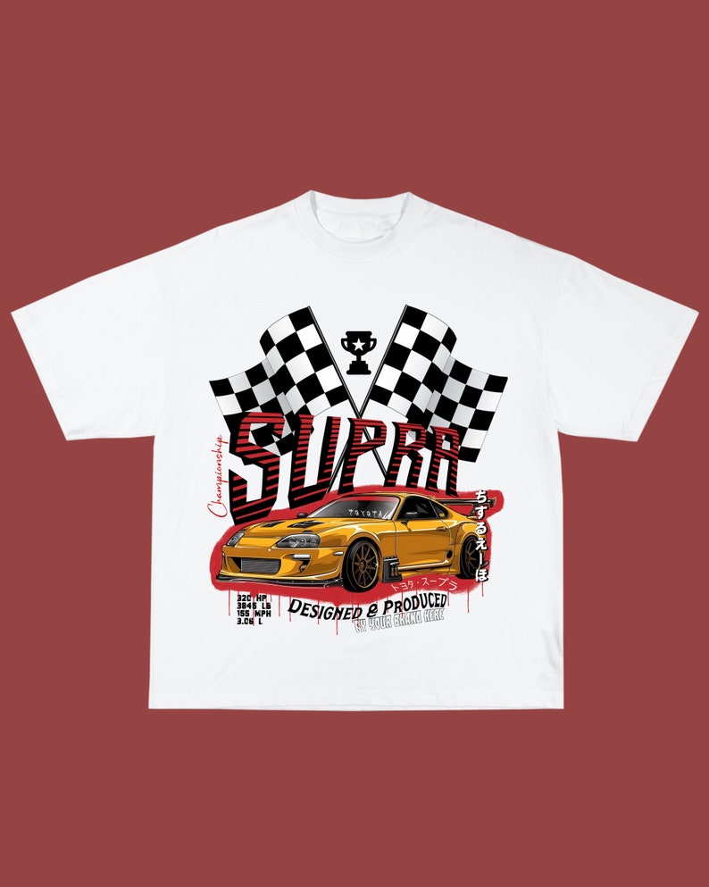 TOYOTA SUPRA - Design Available - Etsy
