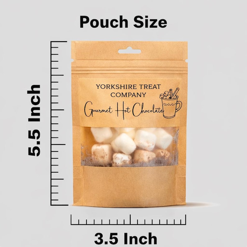 Homemade Hot Chocolate Pouches With Marshmallow | Single Serving ...