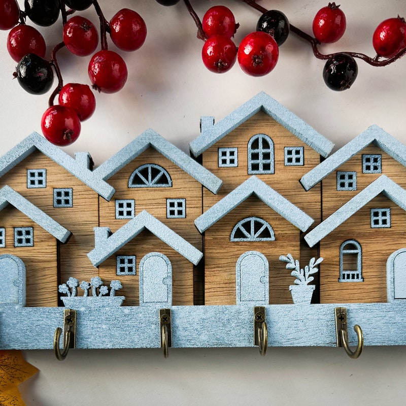 Key Hook Little House - Etsy