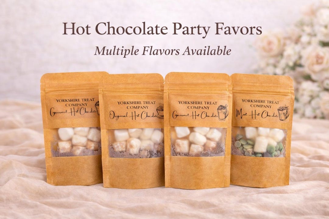 Hot Chocolate Party Favors | Individually Packaged Cocoa Mix With ...