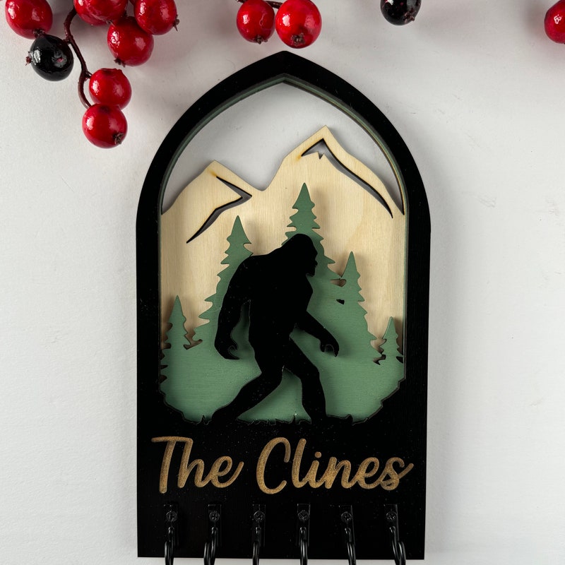 Mountain Key Holder - Etsy