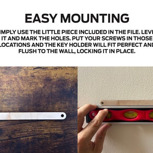 Funky Row of Houses Key Holder Wooden Home Decor With 6 Hooks, Rustic ...