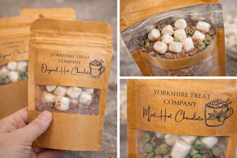 Homemade Hot Chocolate Pouches With Marshmallow | Single Serving ...
