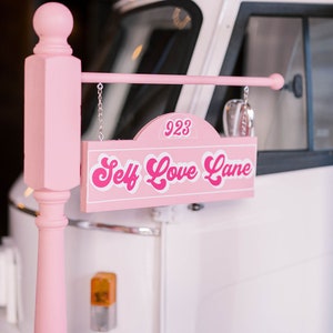 Custom Self Love Lane Sign - Etsy