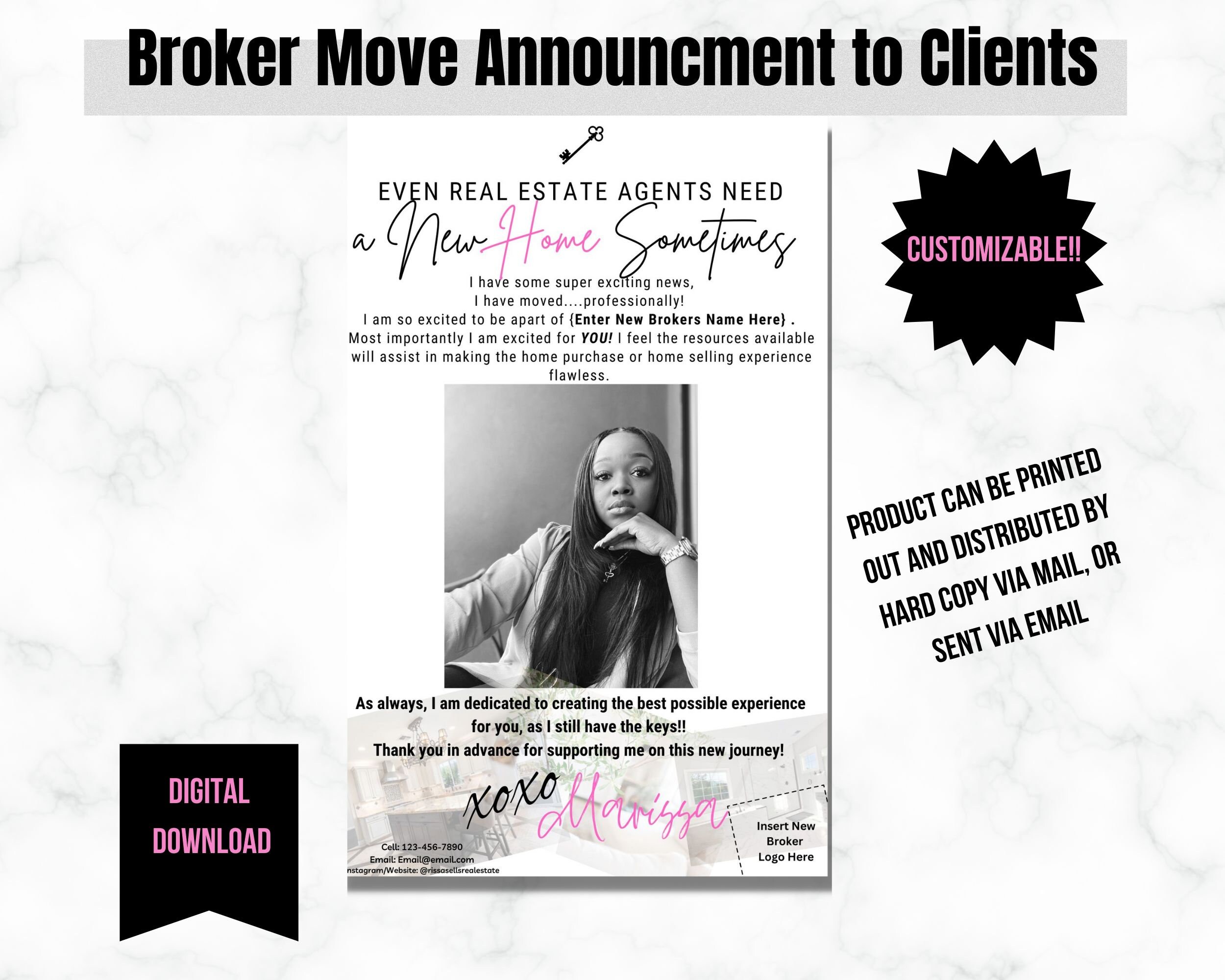 Real Estate Marketing, Real Estate Announcements, Real Estate Branding ...